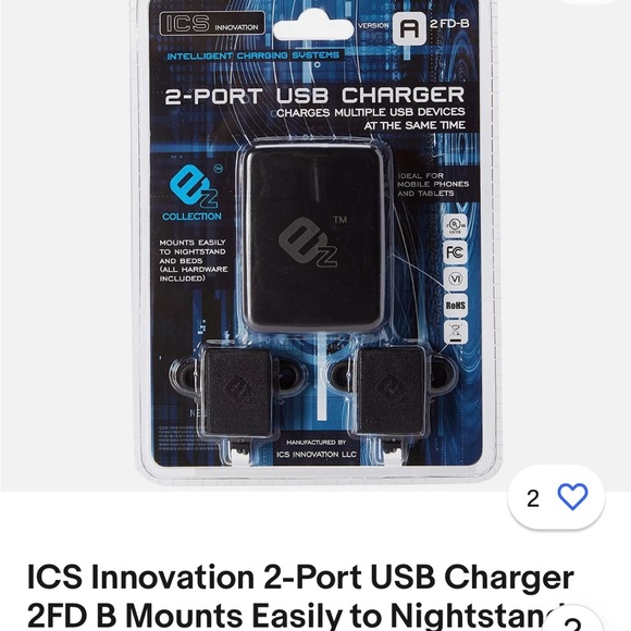 Tablets & Accessories | Ics Innovation 2port Usb Charger 2fd B Mounts ...